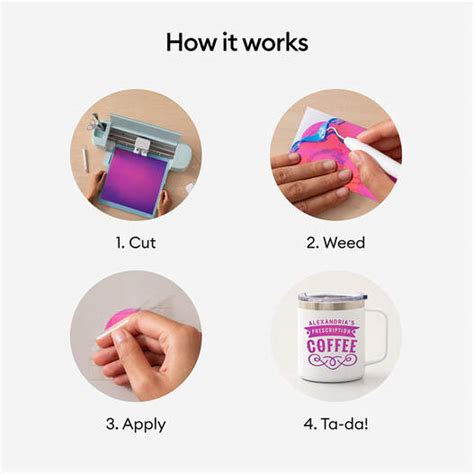 Blue Cricut Holographic Vinyl 15 Ft Permanent Vinyl