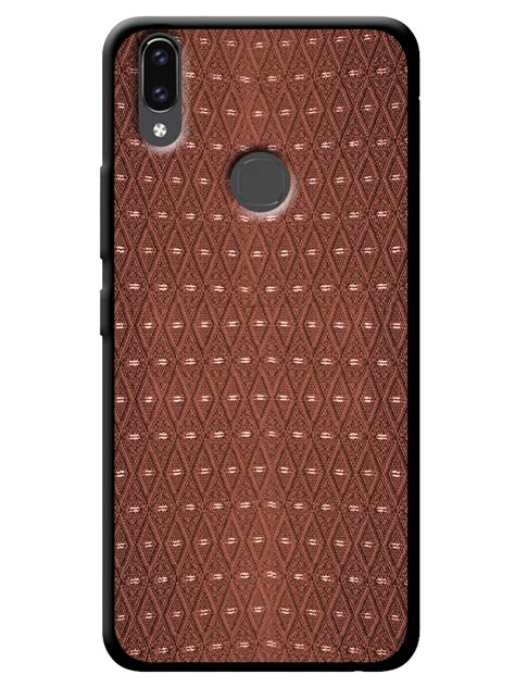 Buy Cellmate Luxurious Checks Pattern Designer Soft Silicone Mobile Back Case Cover For Vivo V