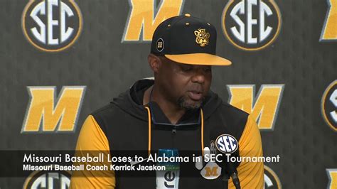Kerrick Jacksons Opening Comments After Missouri Lost To Alabama