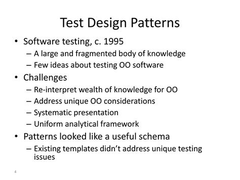 Software Testing Models Patterns Tools Ppt