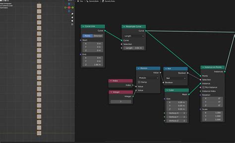 Instancing An Object Through A Curve With Fixed Distance Between Each