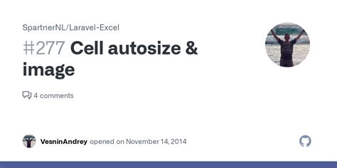 cell autosize and image · issue 277 · spartnernl laravel excel · github