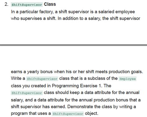 Solved Write Classes Employee Productionworker And