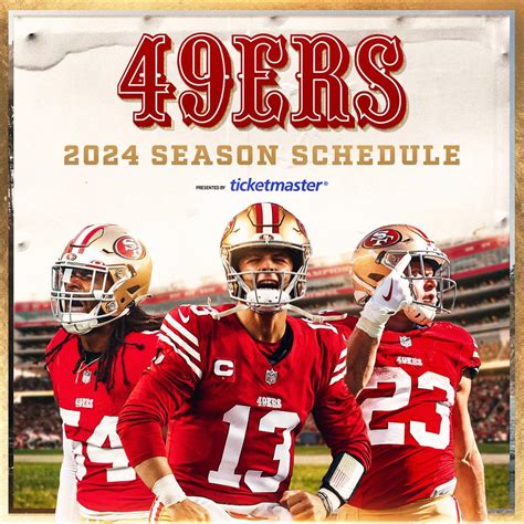 49ers Printable Schedule Nfl Free Printable Schedules