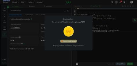 Tarun Chourey On Linkedin Gfg160 Geekstreak2024 Geekforgeeks Gfg160