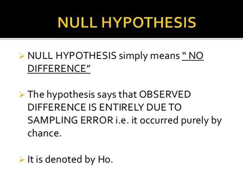 null hypothesis and alternat hypothesis