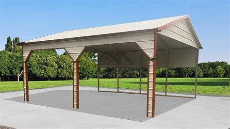 26x26 Steel Carport Durable Carport For Sale