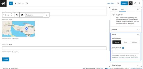 Map Field Overview Jetformbuilder Crocoblock