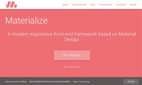 Materialize A Material Design CSS Framework