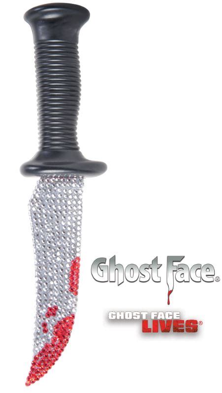 Official Scream Ghostface Knife Bloody Bling Yvonnes Fancy Dress