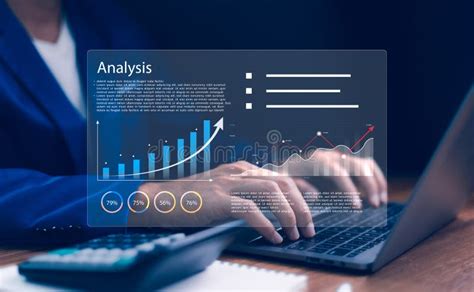 Businessman Working On A Laptop With Virtual Dashboard Displaying Analysis And Data Charts