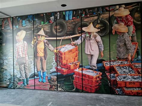 Perfect Combination Of Function And Art Office Fabric Partition Cloth