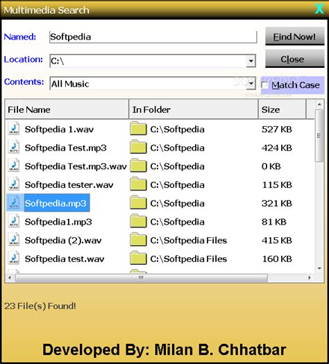 Milan S Fastest File Finder Download Softpedia