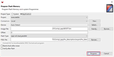 在xilinx Vivado And Vitis上建立闪存启动映像flash Boot Image 以 Zcu102 为例create