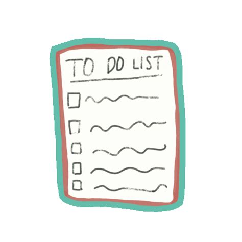 Bellaoks Giphyupload List Activity To Do List Sticker