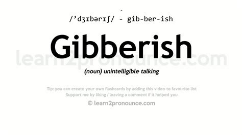 Gibberish Language Learning At Brodie Purser Blog