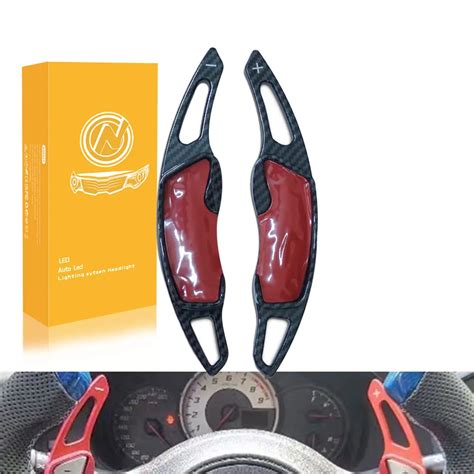 자전거 시프터스바루 레가시 Xv Brz용 도요타 포레스터 패들 시프터 탄소 섬유 자동차 스티어링 휠 익스텐션 티몬