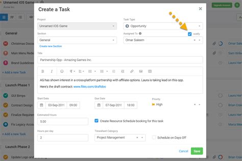 does assigning a task to someone trigger a notification avaza support