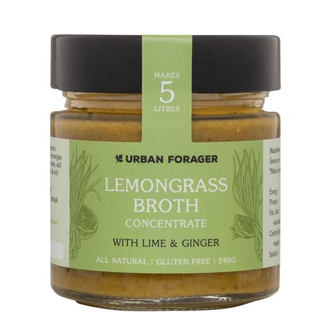 Lemongrass Broth Concentrate With Lime And Ginger · Urban Forager