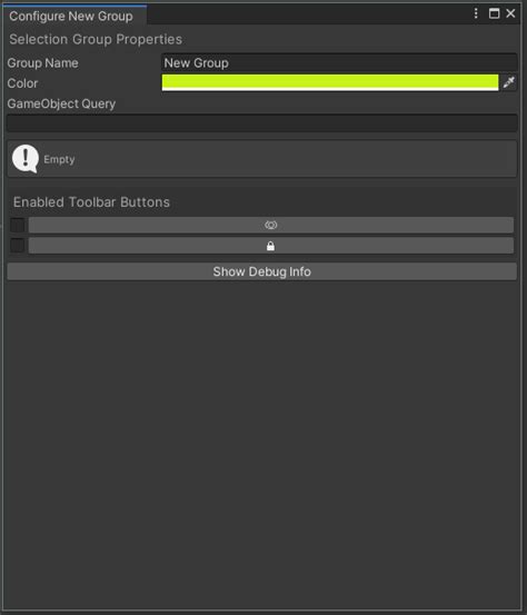 When Runtime Groups Are Enabled The Group Data Appears In The Scene Hierarchy As Components On