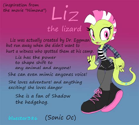 Liz The Lizard Sonic Oc By Bluestar386 On Deviantart