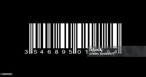 검은 배경에 현실적인 흰색 바코드 아이콘입니다 바 코드 아이콘 개성 개념에 대한 스톡 벡터 아트 및 기타 이미지 개성 개념 구매 단일 객체 Istock
