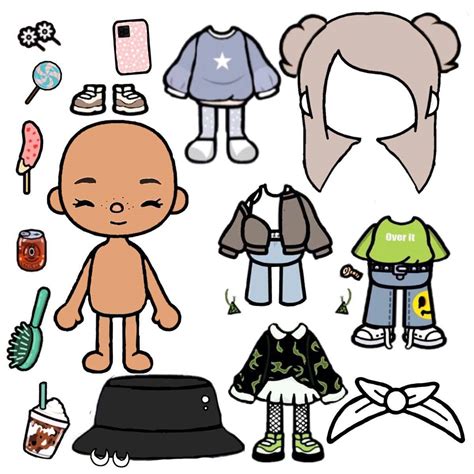 Картинки Тока бока персонажи без одежки 37 шт 3031