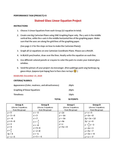 Performance Task Download Free Pdf Cartesian Coordinate System