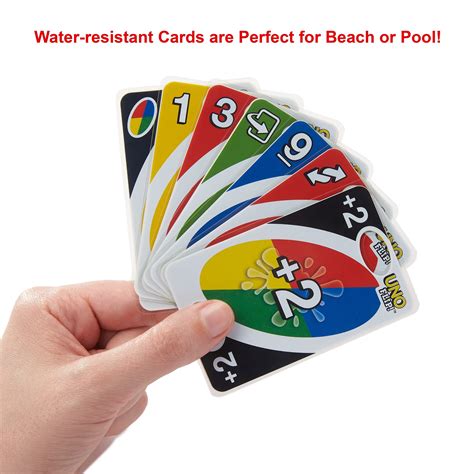 Mattel Games Uno Flip Splash Matching Card Game