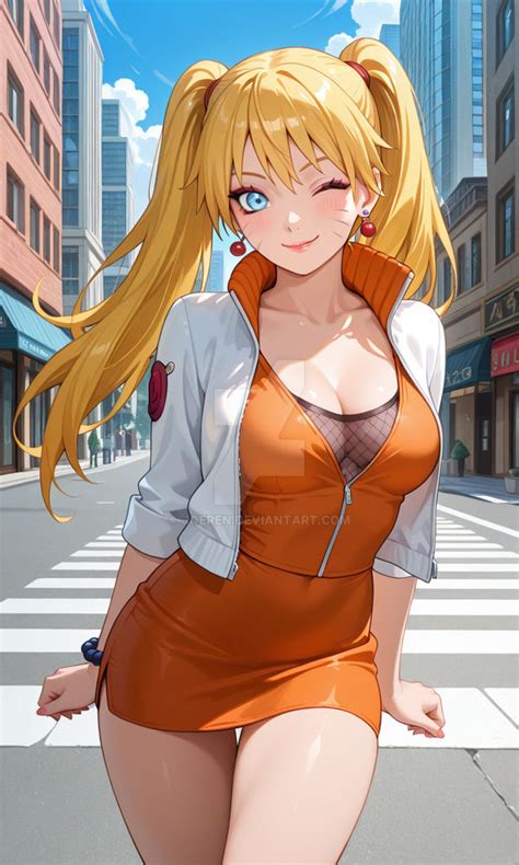 Mischievous Naruko Walking On A Crosswalk By Joeren On Deviantart