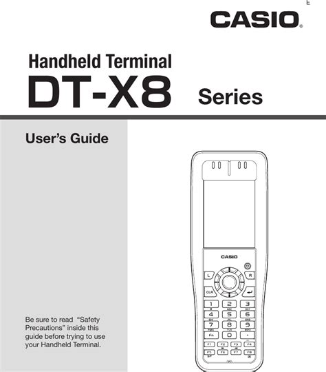 Casio Calculator Dt X Users Manual