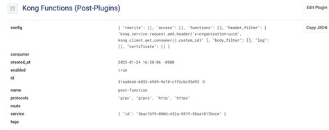 Appending Consumer Data To Upstream Request Via Post Plugin Function