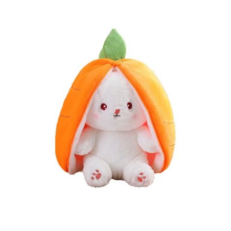 خرگوش هویج سورپرایزی زیپ دار 25 سانت آقای شکلات ایران