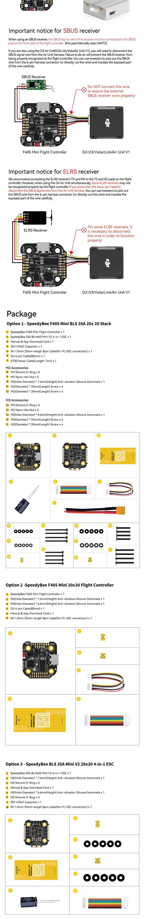 Speedybee F405 Mini Bls Flight Controller Stack With 35a V2 Esc Flying Tech