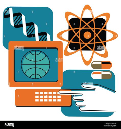 Collage Depicting Medical Research Computer And Data Stock Photo Alamy