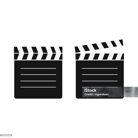 영화 Clapperboard입니다 영화 액션 보드 촬영 벡터 일러스트 레이 션 감독에 대한 스톡 벡터 아트 및 기타 이미지 감독 레코드 아날로그 오디오 매스컴