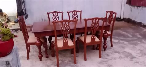 6 Seater Marble Top Wooden Dining Table Set At Rs 138000set In Kolkata