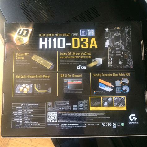 Обзор от покупателя на Материнская плата GIGABYTE GA-H110-D3A (LGA1151 ...