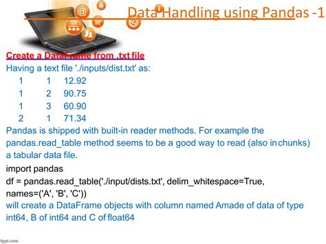 Xii Ip New Pythn Python Pandas 2020 21pptx