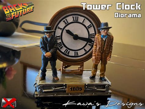 Tower Clock Diorama Back To The Future Free 3d Print Model Makerworld