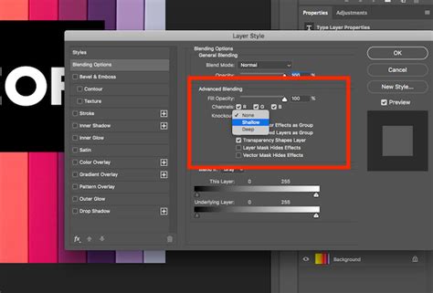 How To Create A Knockout Effect In Photoshop And Illustrator