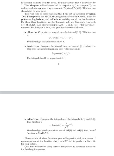 Solved You Are To Write Matlab Or Octave Functions To
