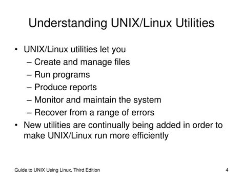 Ppt Guide To Unix Using Linux Third Edition Powerpoint Presentation