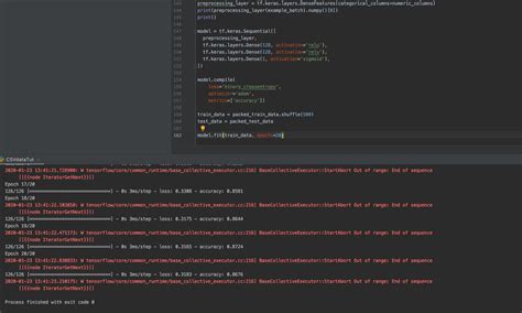 Tensorflow Model Fit Error Node Iteratorgetnext Issue Tensorflow