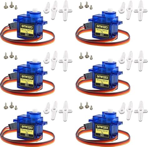 Amazon.com: SG90 9g Micro Servo Motor : Mini Servos for RC Robot/Car/Plane Micro Servos Metal ...