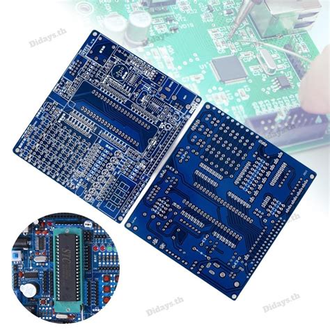 51 microcontroller development board stc89c52 diy การเรียนรู้ board kit