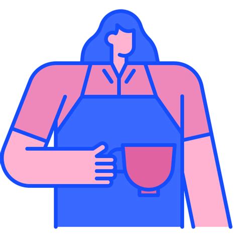 Waitress Generic Outline Color Icon