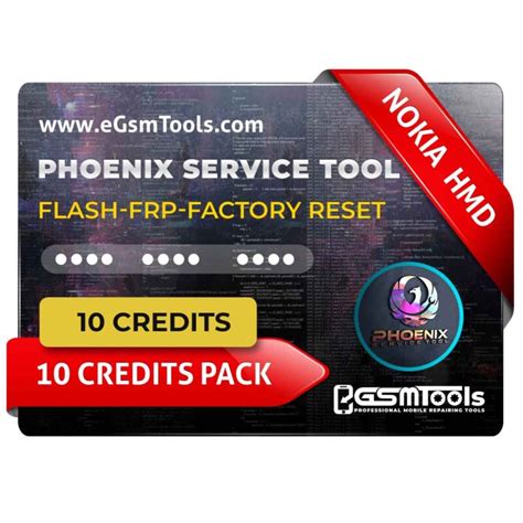 phoenix service tool 10 credits pack egsmtools
