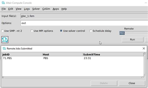 Track Status Of Remote Jobs