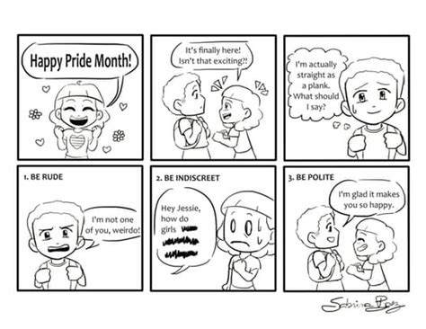 Pride Month Comic Strip By She Can Draw Tpt